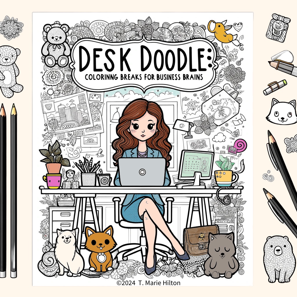Desk Doodle: Coloring Breaks for Business Brains