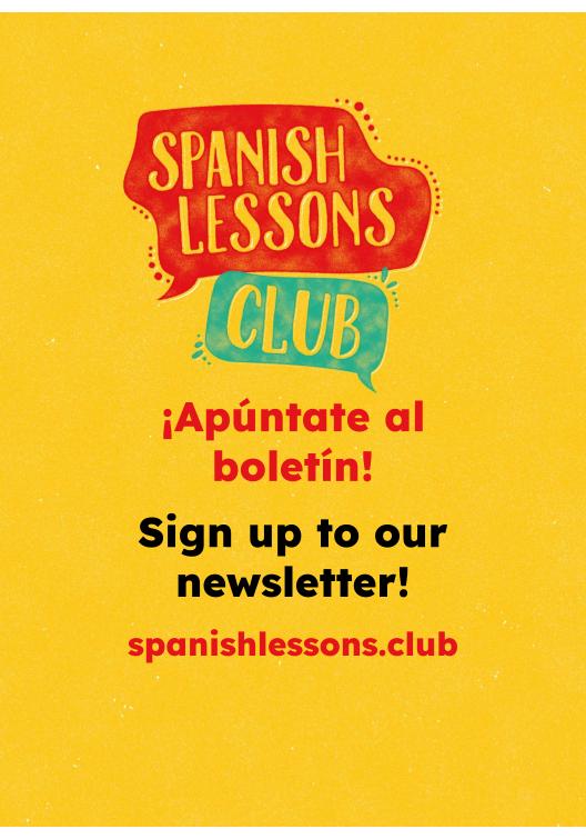 Monthly newsletter for Spanish language enthusiasts! - Newsletters