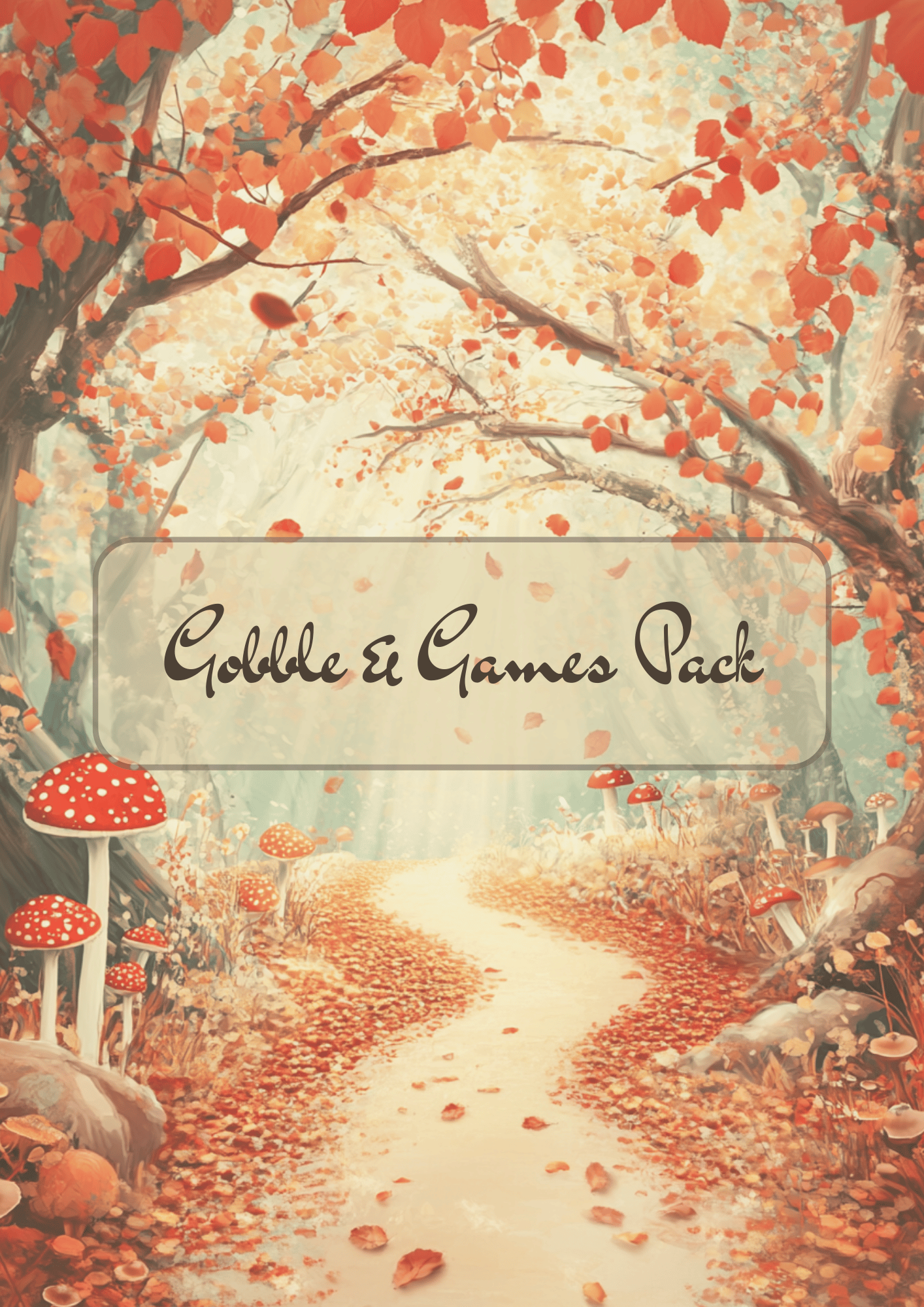 Gobble & Games Pack (Thanksgiving freebie)