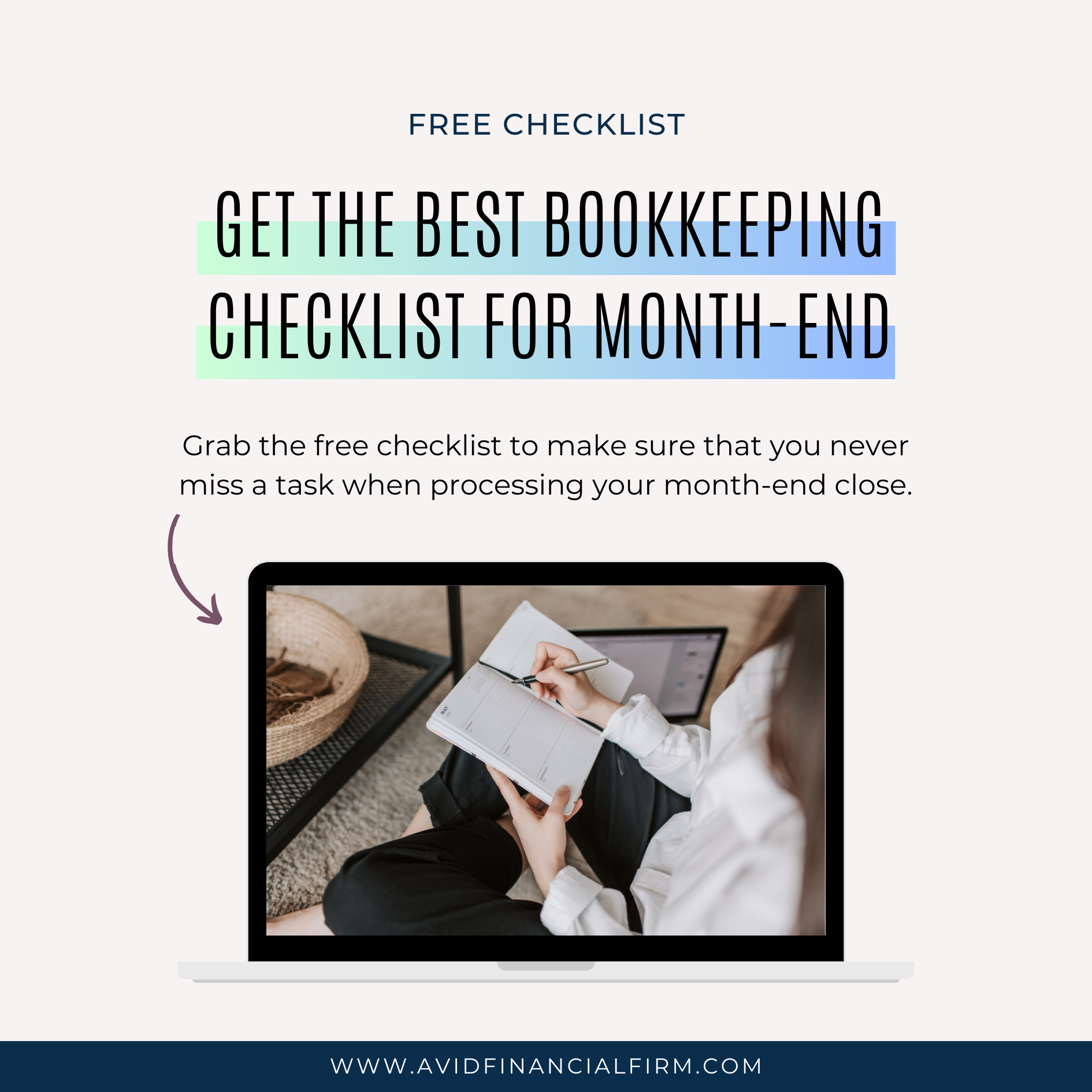 Business Bookkeeping Checklist for Month-End accuracy.