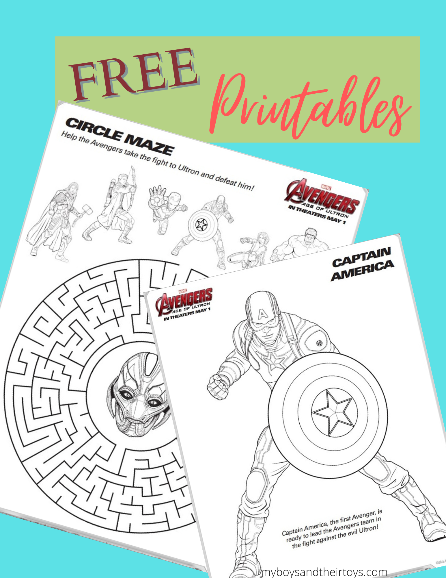 Free Planner Printable! - Avengers Printables