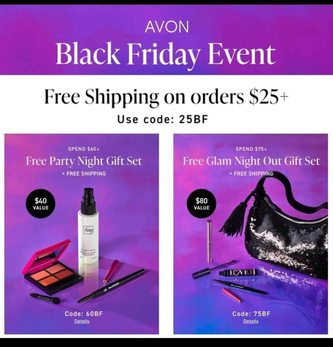 Free Shipping on $25 - Black Friday Reminder - Want Avon Coupon Codes ...