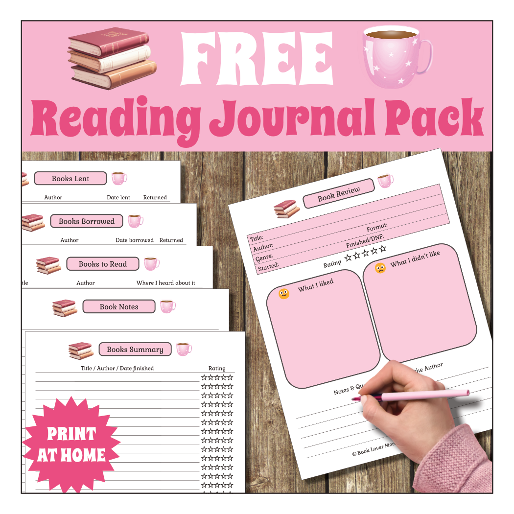 Free Reading Journal Pack