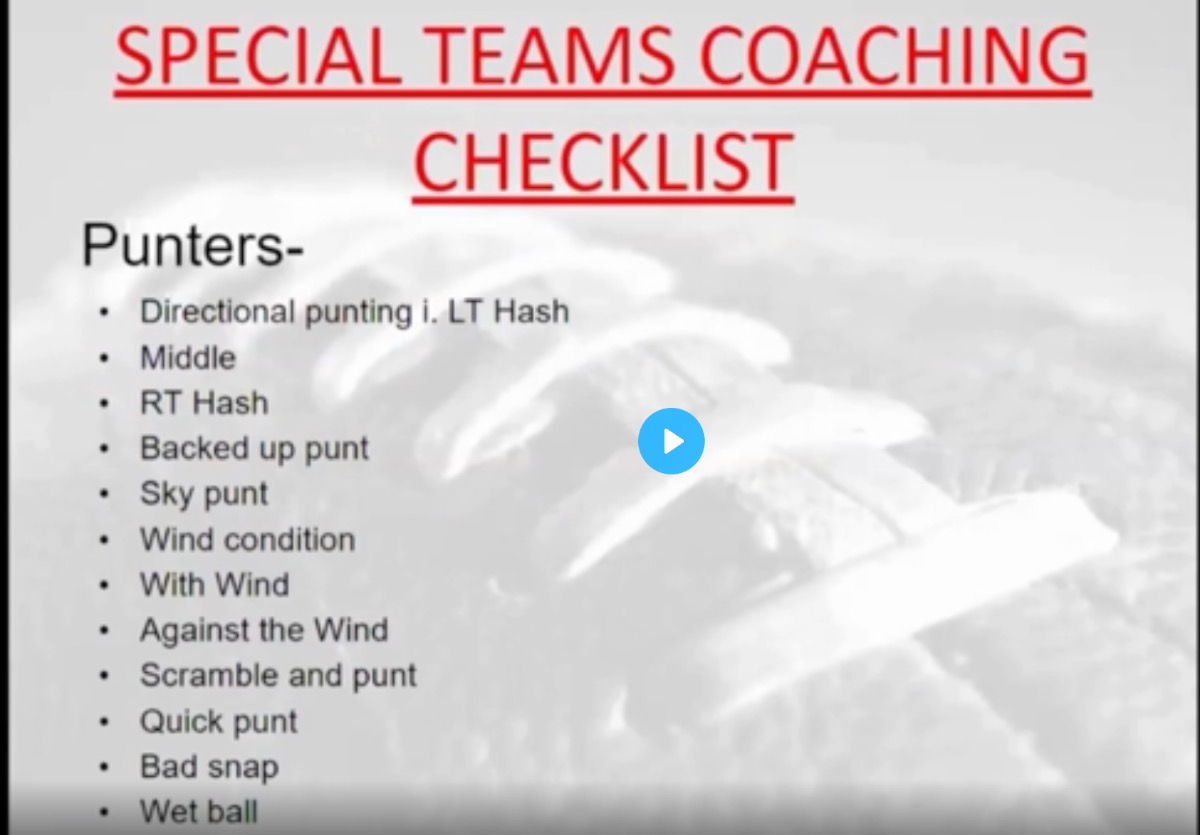 The Sunday Scouting Report – First Down, Par Runs, Kicking Game ...