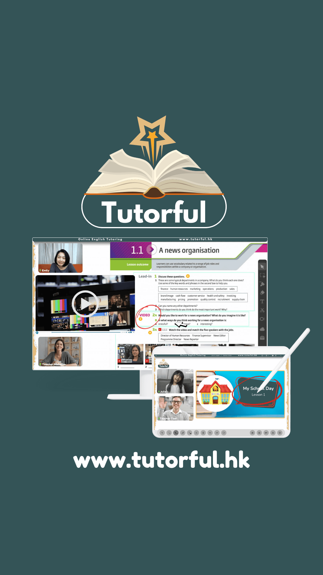 Online English Lessons - www.tutorful.hk - Newsletters