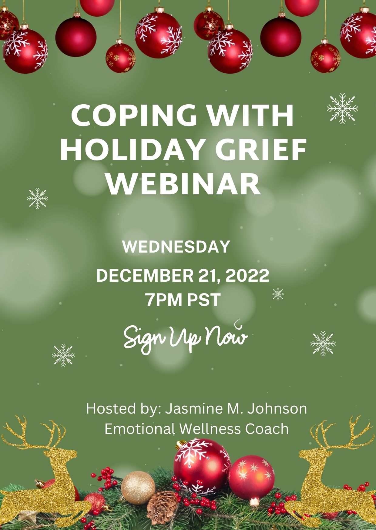 Coping with Holiday Grief Webinar